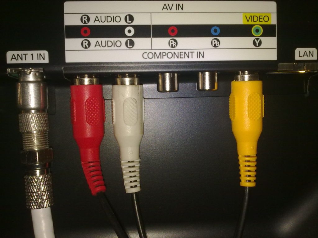AV input on TV - what is it? Purpose of a standard RCA connector