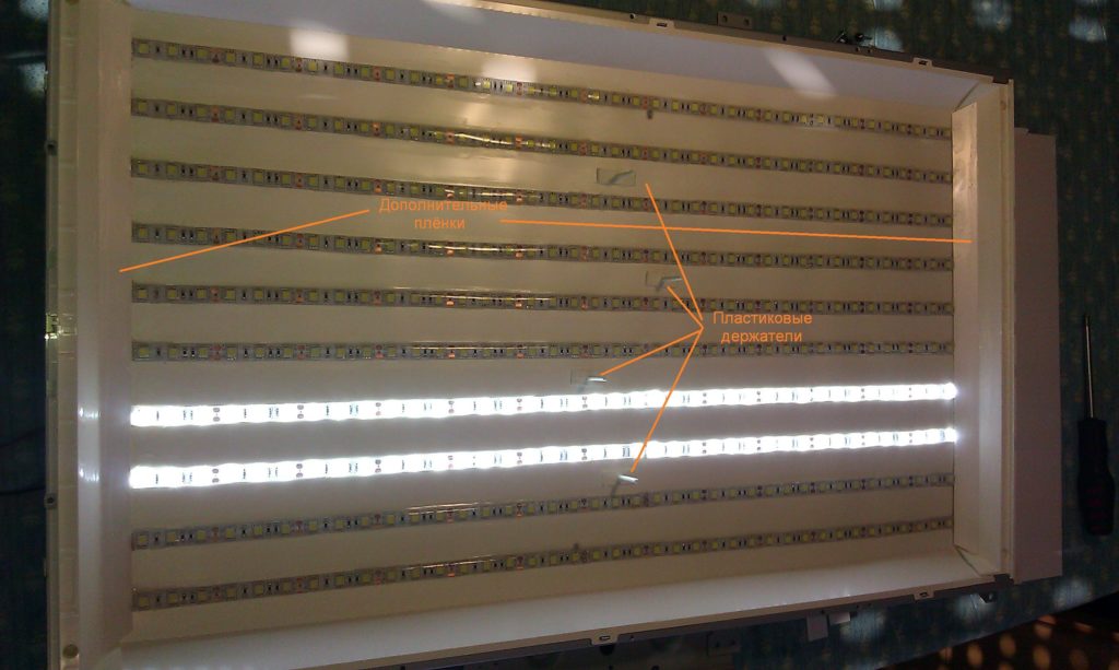 How to check the backlight lamps of an LCD TV: how to check the ...
