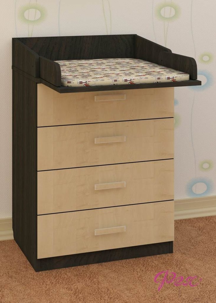 DIY changing table: how to decide on the size and type of changing board
